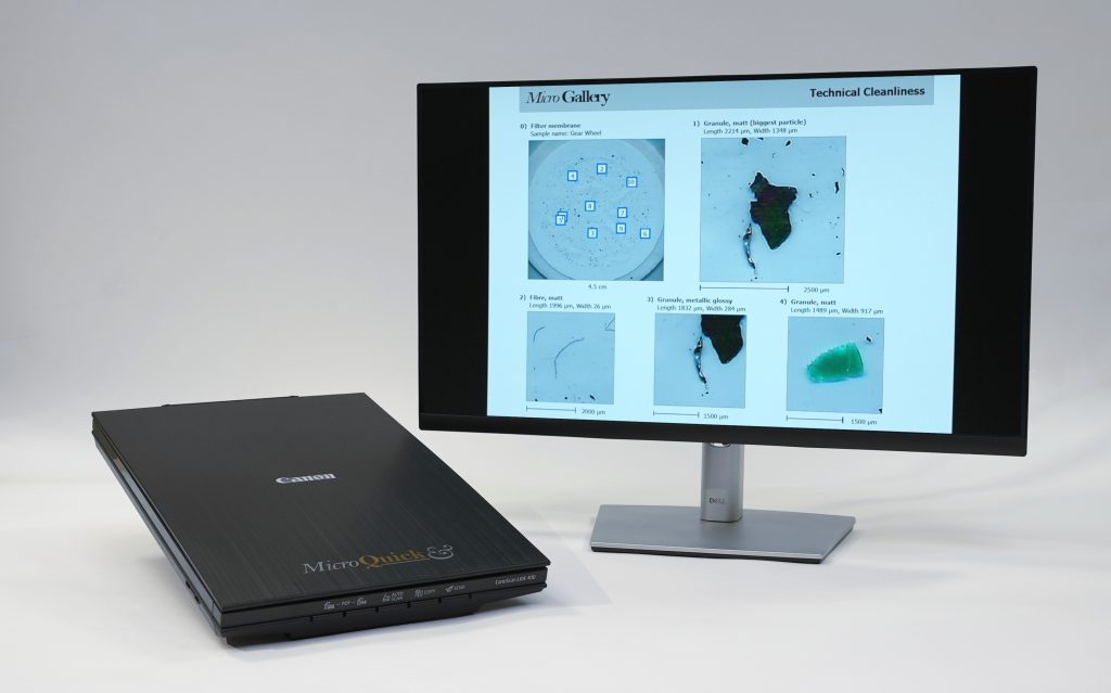 Noch kompakter: der neue MicroQuick-Partikelscanner für VDA-19.1 & ISO-16232 | RJL Micro & Analytic